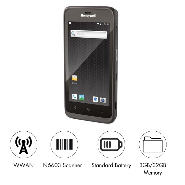 Honeywell EDA51-1-B633SQGRK ScanPal EDA51 mobile computer from Smart ...