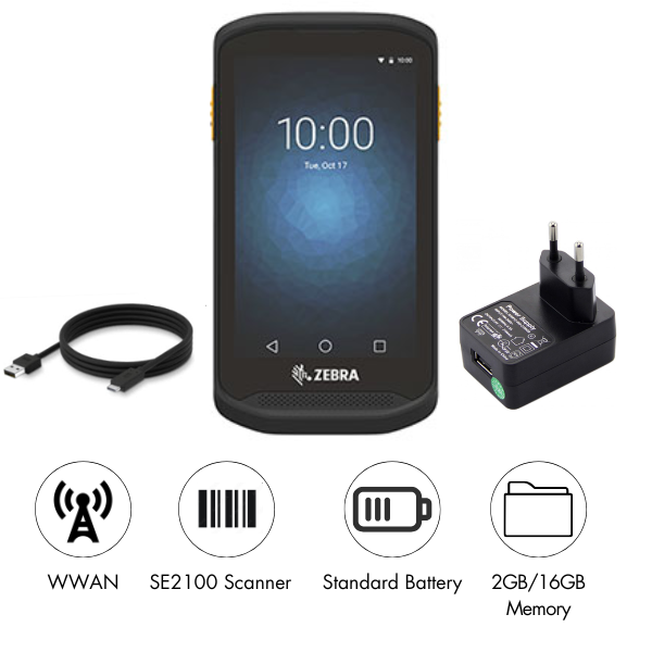 Zebra KT-TC25BJ-10B101EU TC25 rugged smartphone from Smart Print and ...