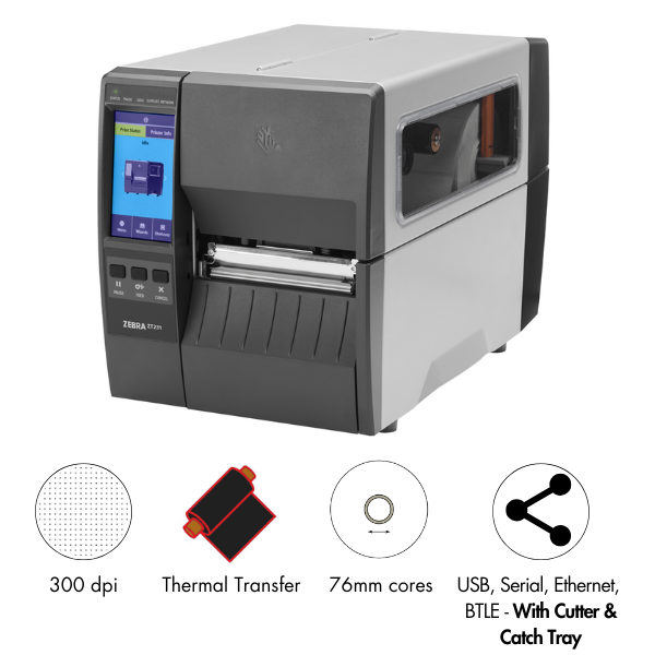 ZT23143-T2E000FZ Zebra ZT231 label printer from Smart Print and Labelling