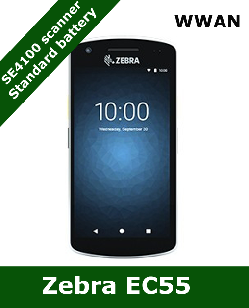 Zebra EC55BK-11B112-A6 EC55 mobile computer from Smart Print and Labelling