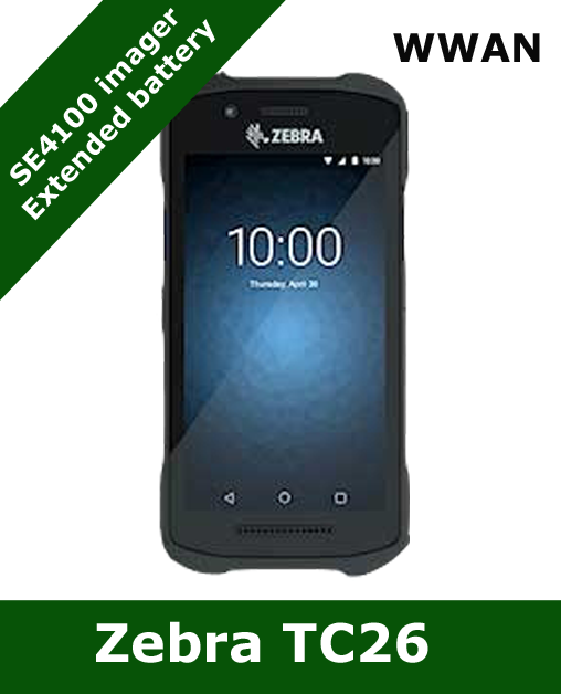 Zebra TC26BK-11B232-A6 TC26 mobile computer | Smart Print and Labelling