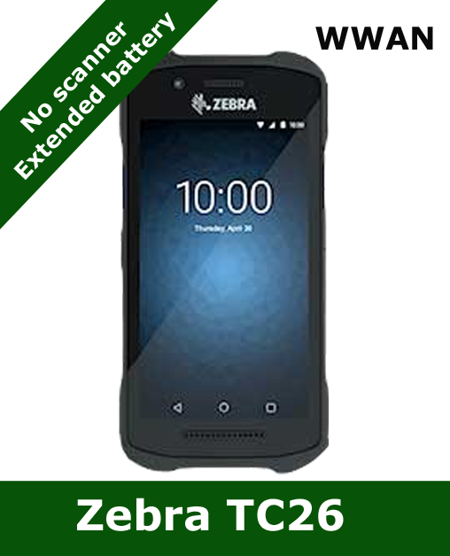 Zebra TC26BK-11D241-A6 TC26 mobile computer | Smart Print and Labelling