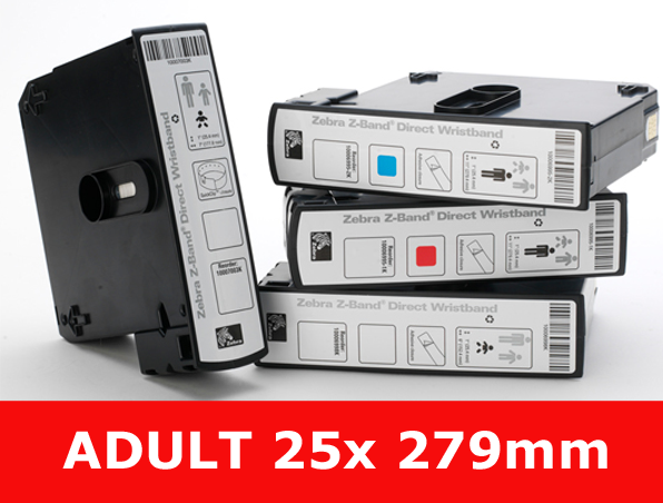 10006995K Zebra wristband cartridges Z-Band direct | Smart Print and ...