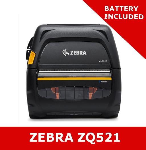 ZQ52-BUE000E-00 Zebra ZQ521 mobile printer from Smart Print and Labelling