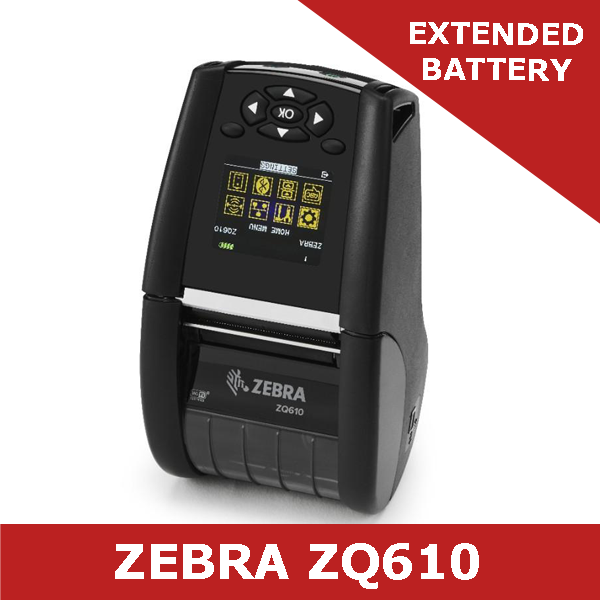 ZQ61-AUWAEC0-00 Zebra ZQ610 mobile printer from Smart Print and Labelling