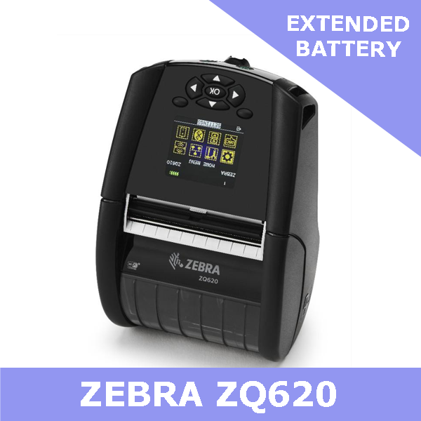 ZQ62-AUWAEC1-00 Zebra ZQ620 mobile printer from Smart Print and Labelling